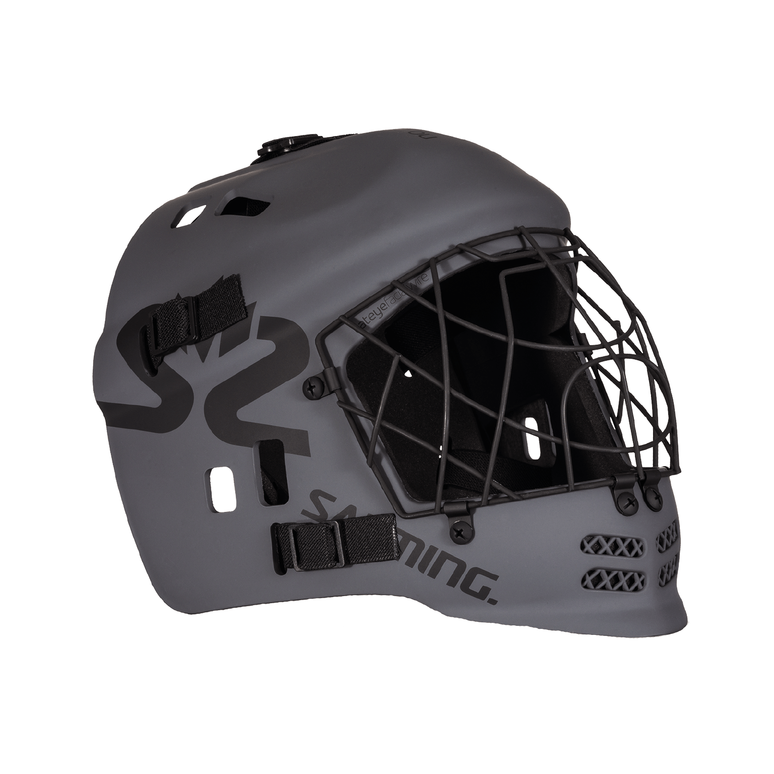 SALMING Core Helmet JR Dark Grey - SalmingStore.cz