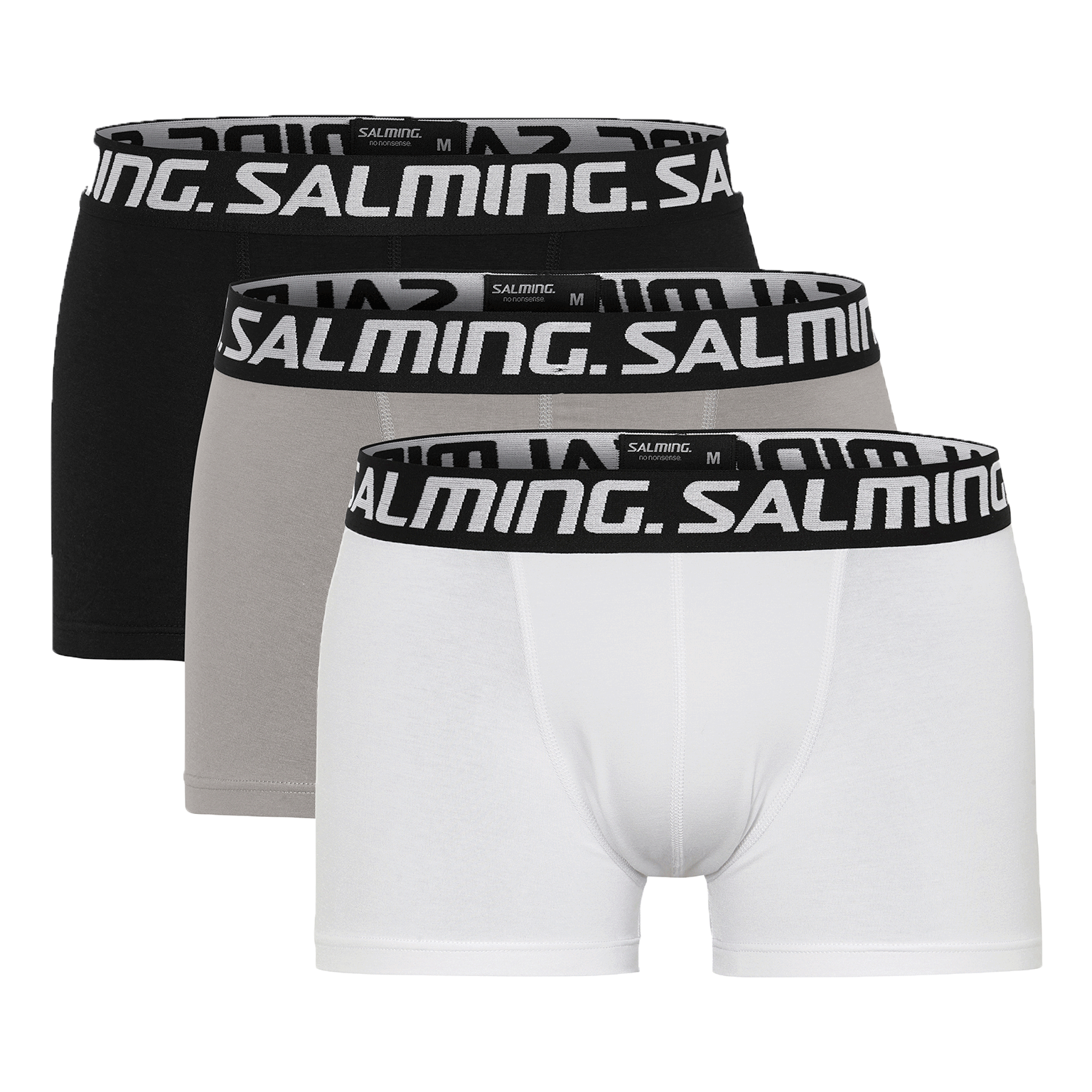 SALMING Sam Boxer 3-pack White/Zinc/Black - SalmingStore.cz